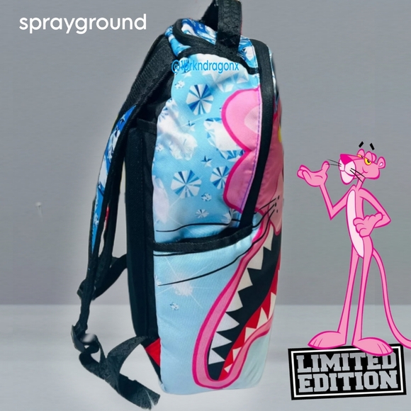 Sprayground | Bags | Nwt Pink Panther Waterproof Backpack Bubblegum ...